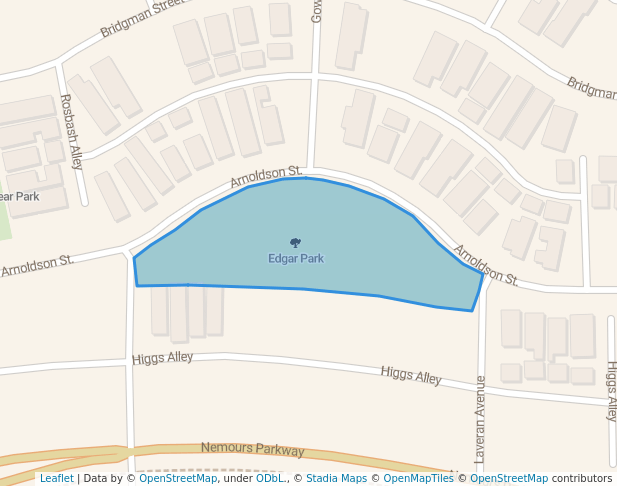 Edgar Park in Orlando | Map and Routes