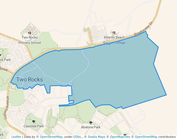 Bower Reserve in Two Rocks | Map and Routes