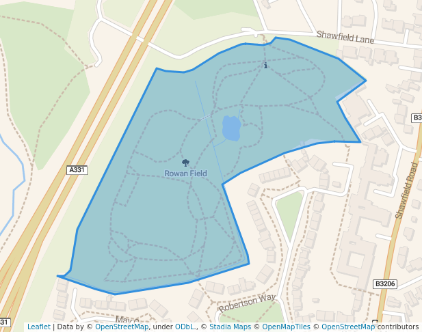Rowan Field in Ash | Map and Routes