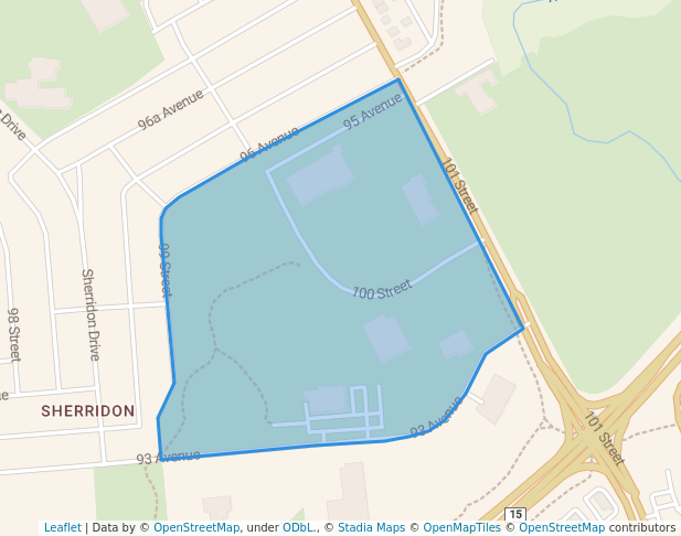 Legion Park in Fort Saskatchewan | Map and Routes