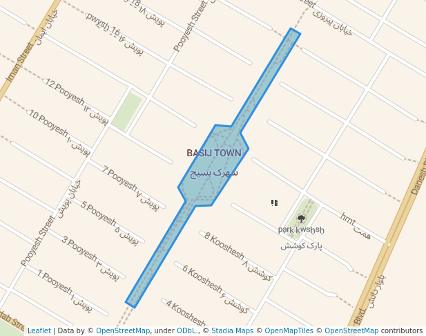 Niyayesh park in Neyshabur | Map and Routes