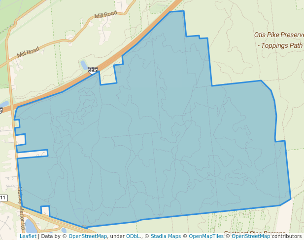 Manorville Hills County Park in Manorville | Map and Routes