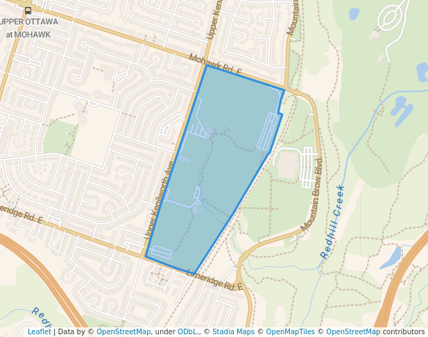 Mohawk Sports Park in Hamilton | Map and Routes