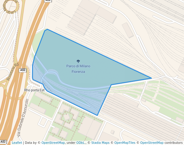 Parco di Milano Fiorenza in Rho | Map and Routes