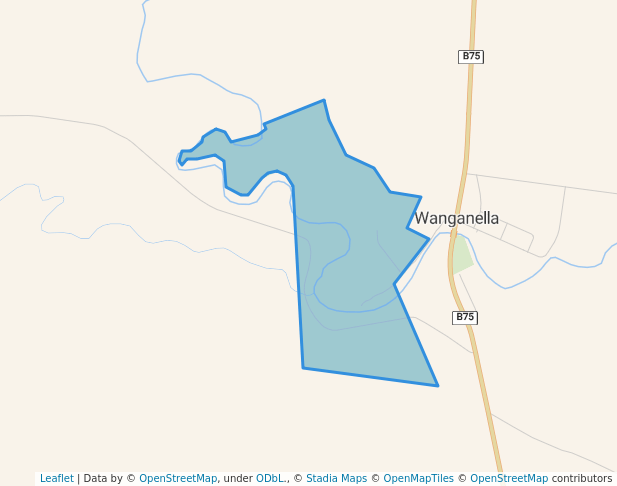 Wanganella Weir Reserve in Wanganella | Map and Routes