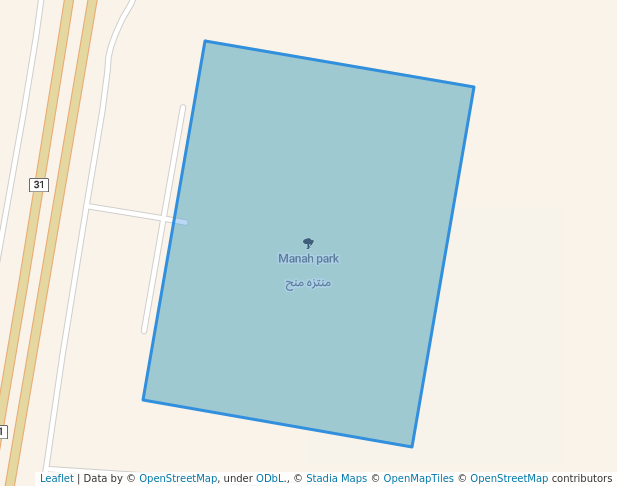 Manah park in Manah | Map and Routes