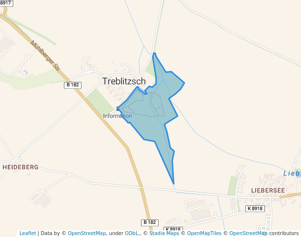 Landschaftspark Treblitzsch in Belgern-Schildau | Map and Routes