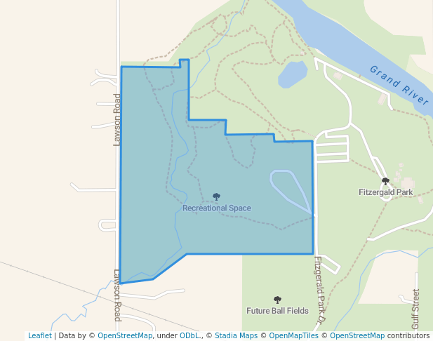 Recreational Space in Grand Ledge | Map and Routes