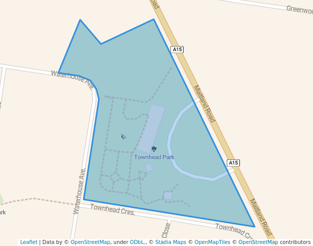 Townhead Park in Singleton | Map and Routes