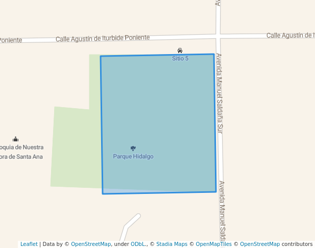 Parque Hidalgo in Chiautempan | Map and Routes