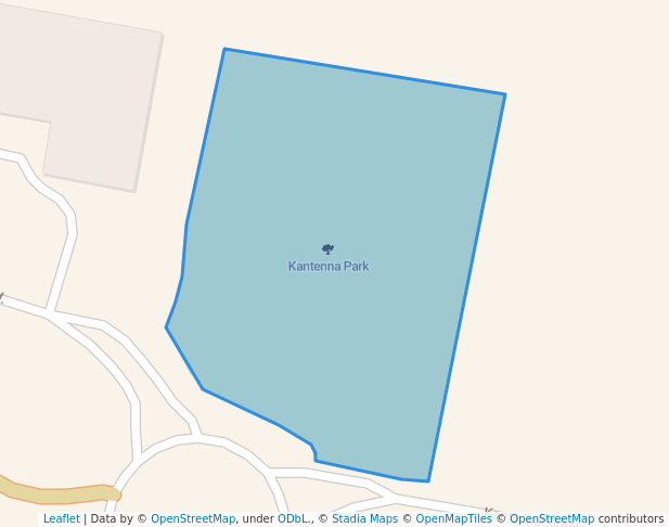 Kantenna Park in Park Ridge | Map and Routes