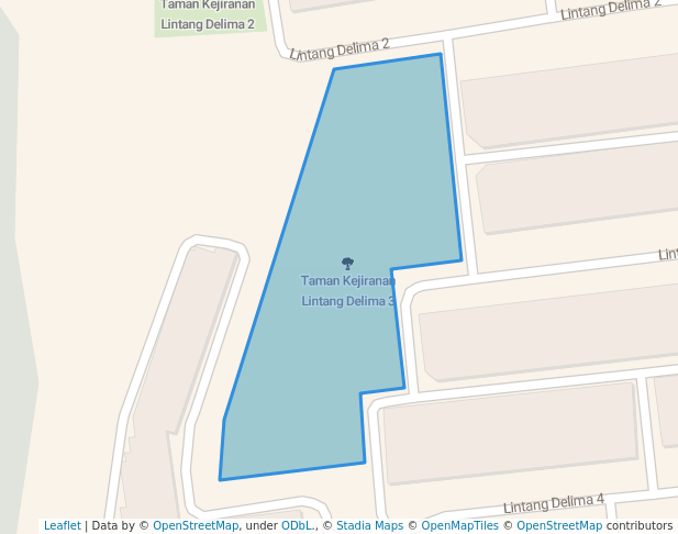 Taman Kejiranan Lintang Delima 3 in George Town | Map and Routes