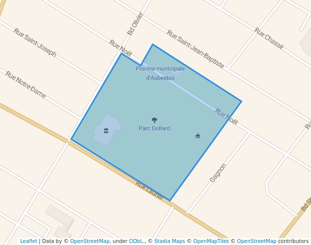 Parc Dollard in Val-des-Sources | Map and Routes