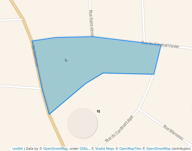 Parc des Pionniers in Val-des-Sources | Map and Routes