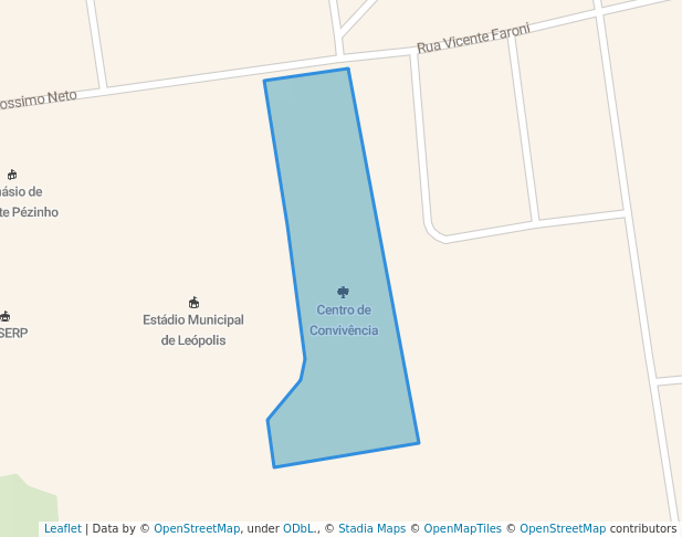Centro de Convivência in Leópolis | Map and Routes
