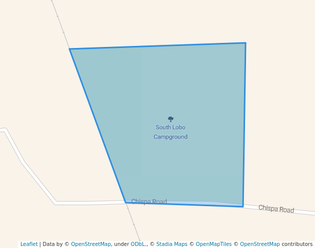 South Lobo Campground in Van Horn | Map and Routes