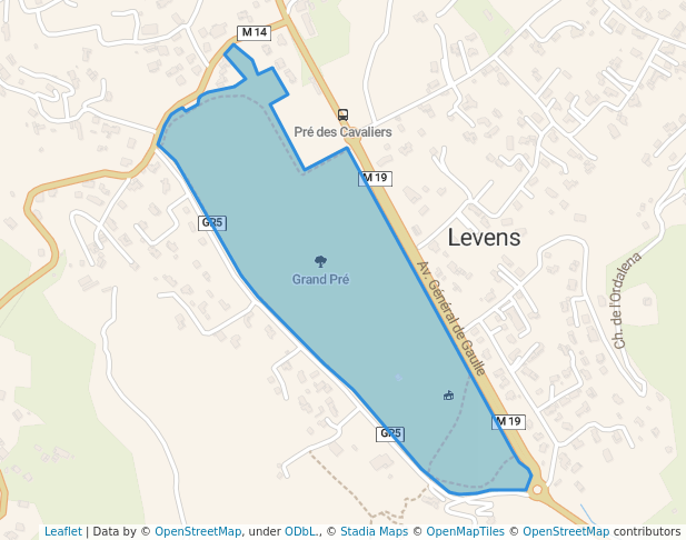 Grand Pré in Levens | Map and Routes