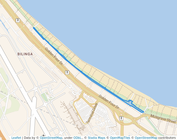 Joe Doniger Park in Bilinga | Map and Routes