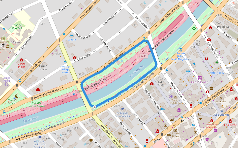 Río Mapocho Sendero | Pacer