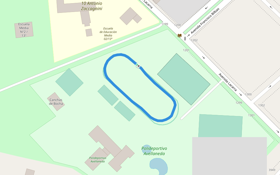 Avellaneda Sports Center in Ciudad Autónoma de Buenos Aires | Walking Map