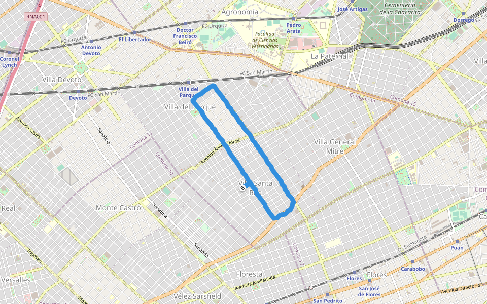 Piazza Aristóbulo Del Valle Camminare E Correre - Comuna 11, Buenos ...