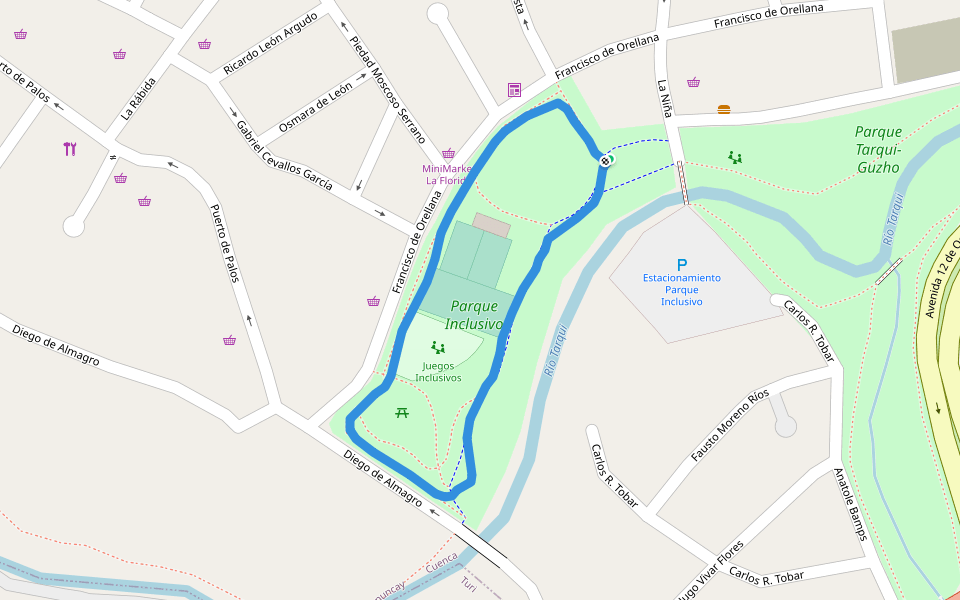 Inclusive Park in Azuay | Walking Map