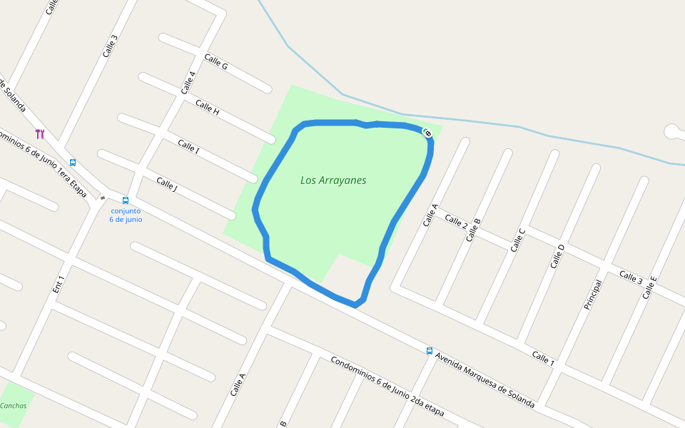 Los Arrayanes in Pichincha | Walking Map