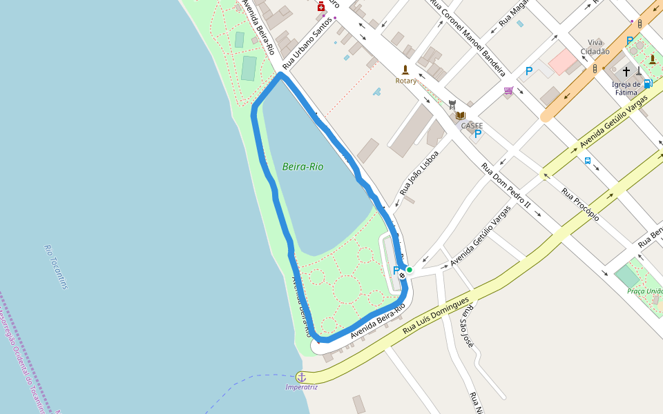 Beira-Rio in Maranhão | Walking Map