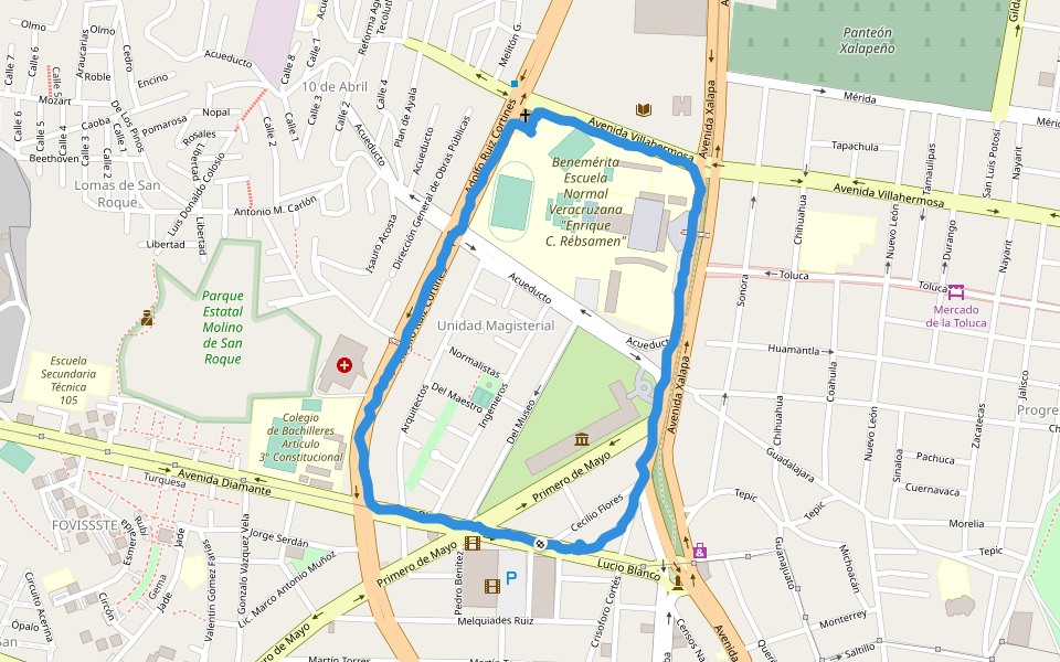 Xalapa Anthropology Museum Walking And Running Trail - Veracruz, Mexico ...