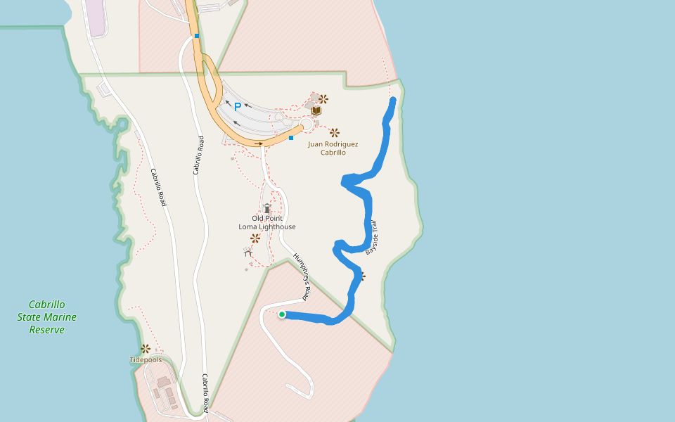 Bayside Trail in California | Walking Map