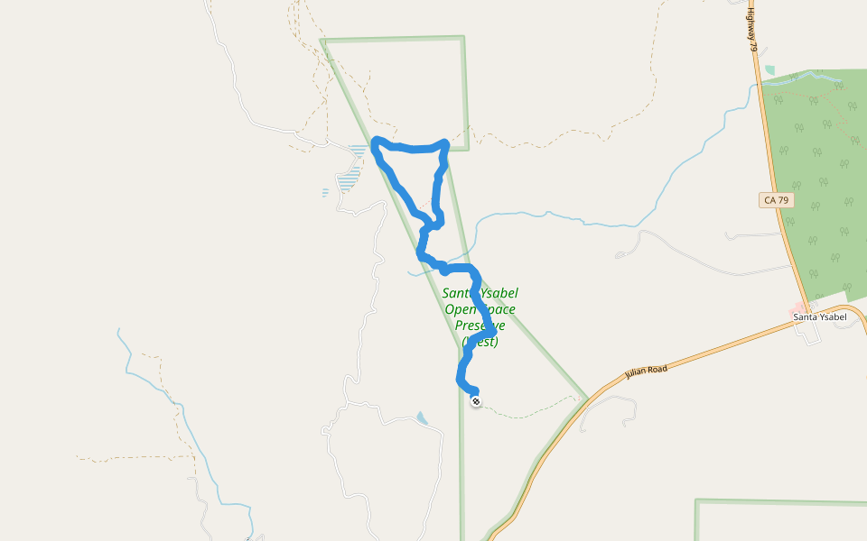 Coast to Crest Trail in California | Walking Map