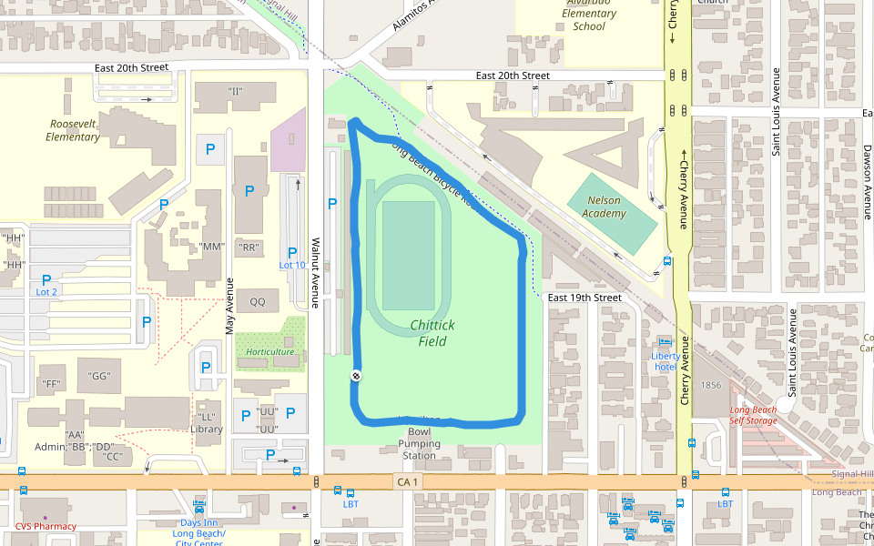 치틱 필드 in California | Walking Map