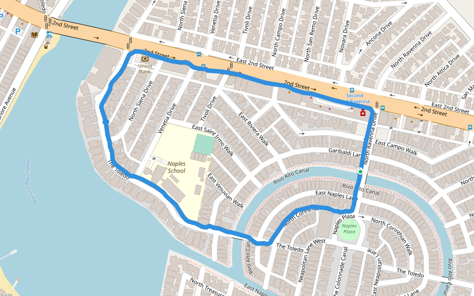 Naples in California | Walking Map