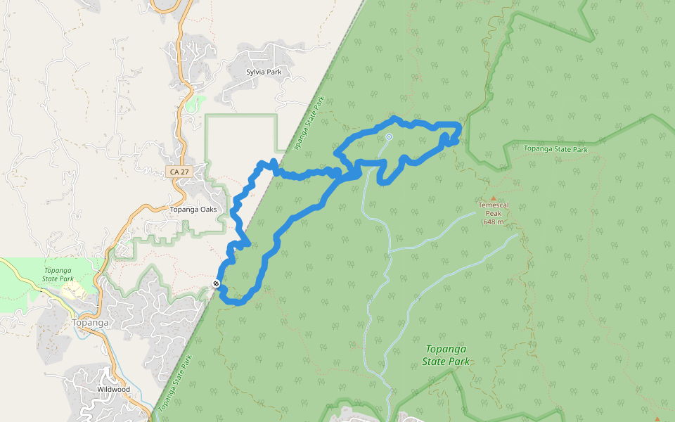 Mapa De Topanga, California