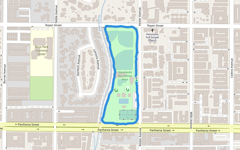 Área Recreativa Sepúlveda Sendero - Panorama City, California, Estados ...