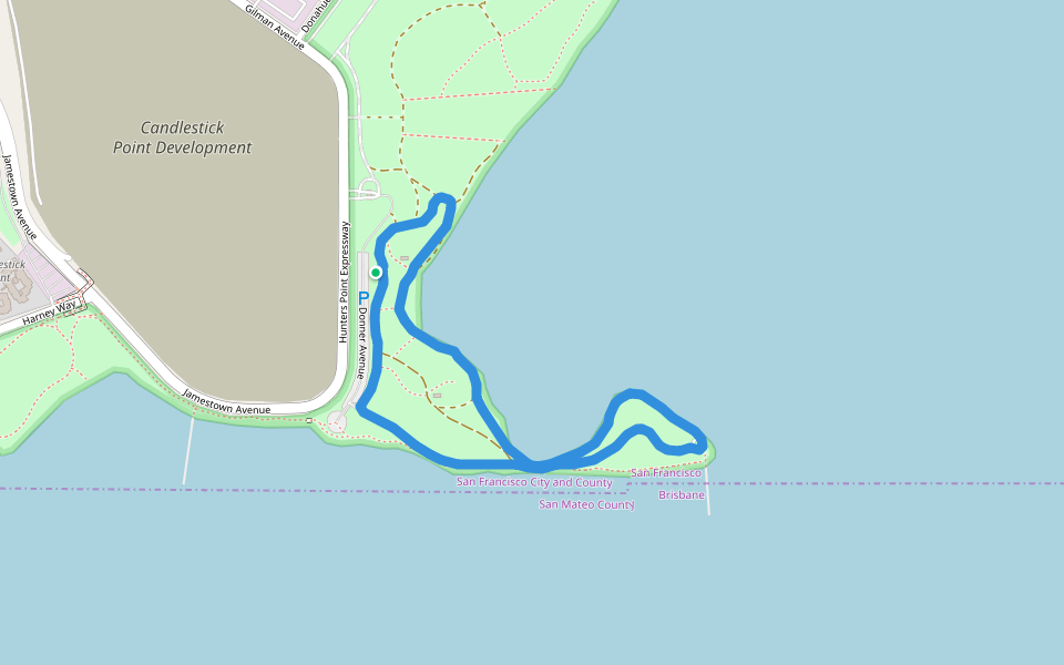 Candlestick Point State Recreational Area Walking And Running Trail ...