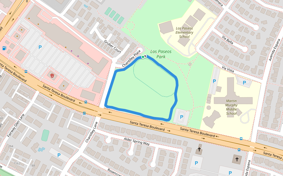 The Park Walks in California | Walking Map