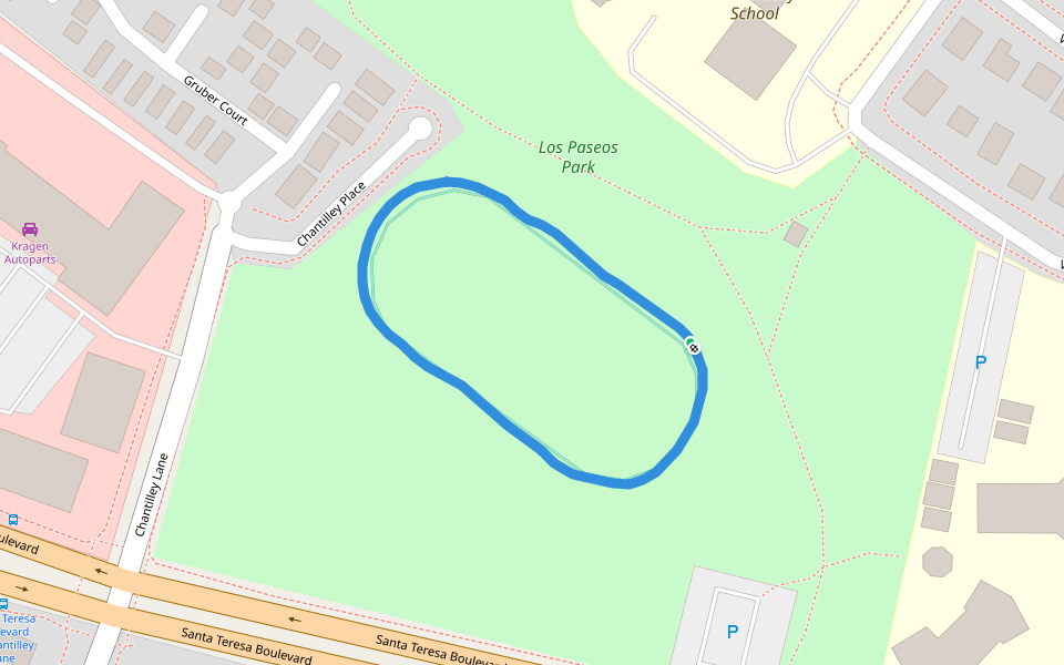 The Park Walks in California | Walking Map