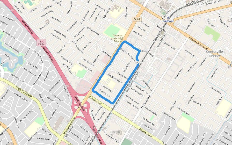 Thornton Junior High School Walking And Running Trail - Fremont ...