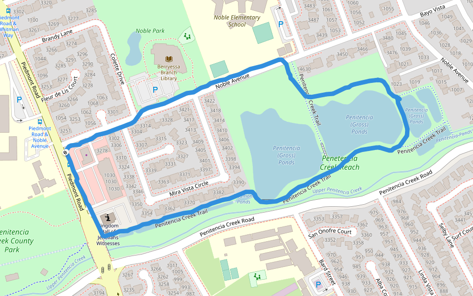 Penitencia (Gross) Ponds Walking And Running Trail - San Jose ...