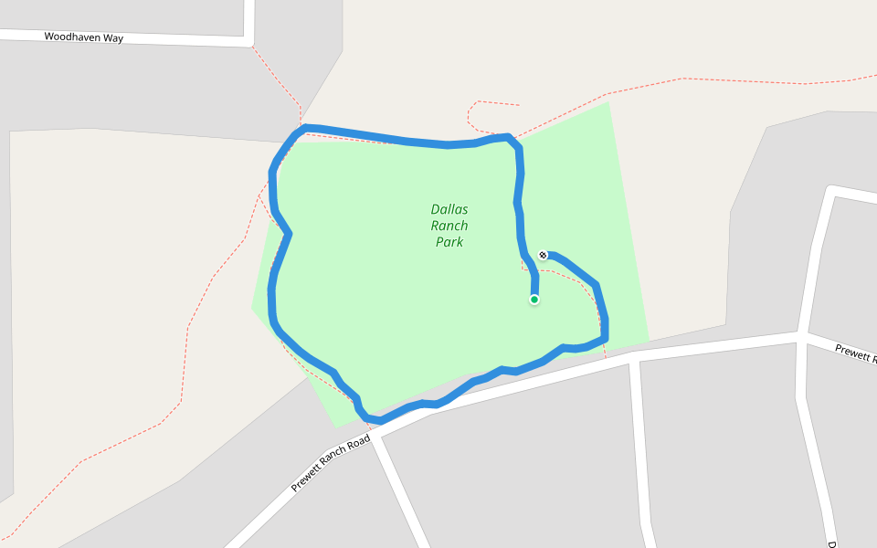 Dallas Ranch Park in California | Walking Map