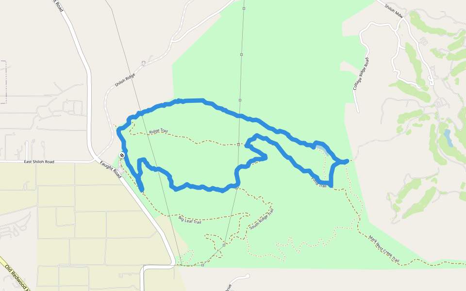 South Ridge Trail - Creekside Trail Hiking - Santa Rosa, California ...