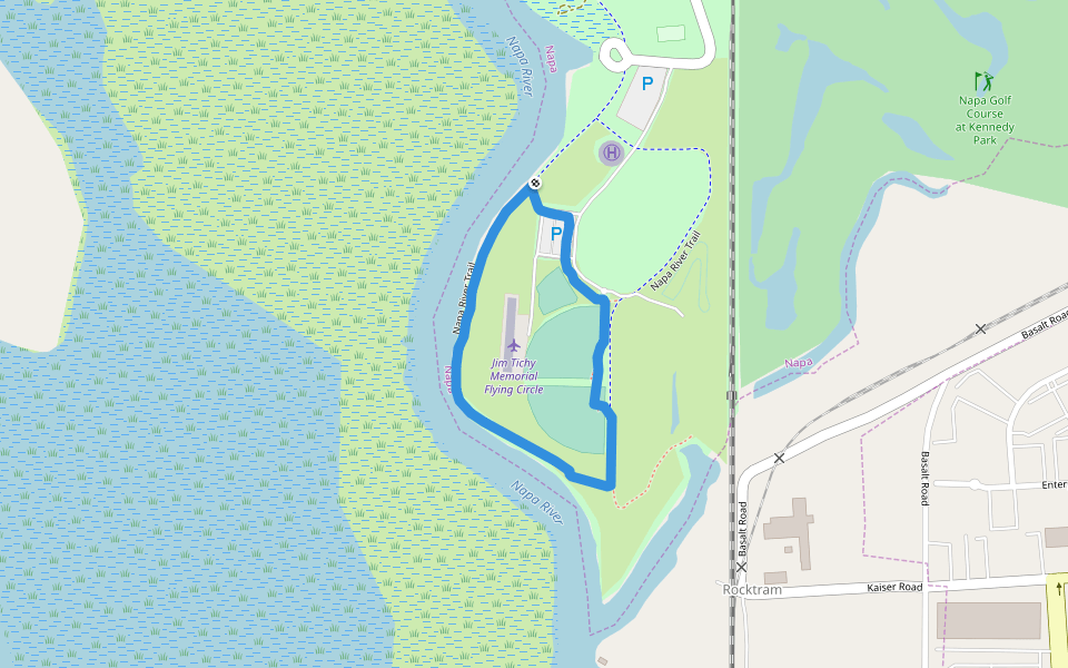 John F. Kennedy Memorial Park Walking and Running - Napa, California ...