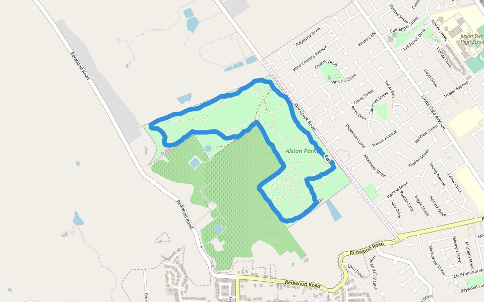 Alston Park Walking and Running - Napa, California, USA | Pacer
