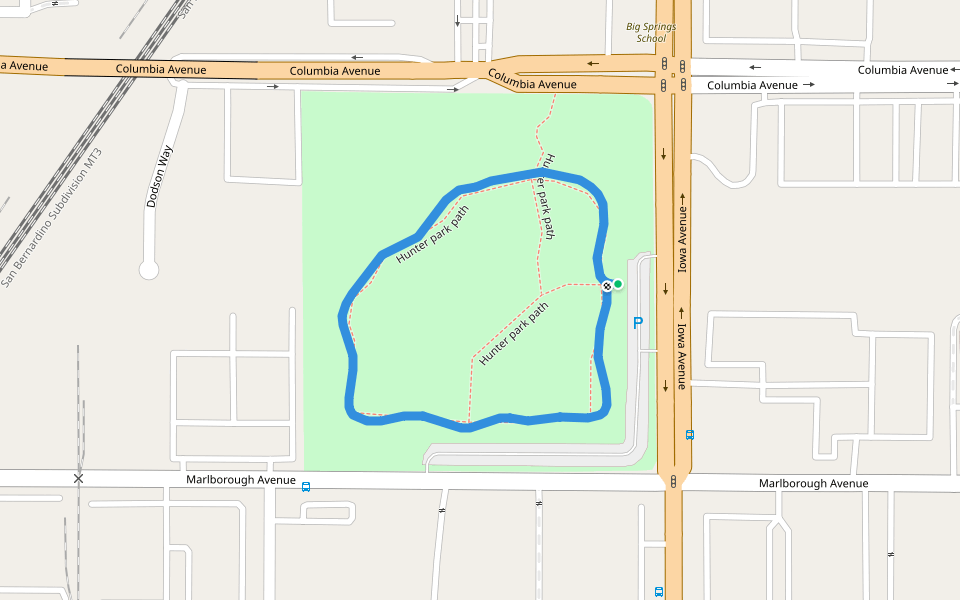 Hunter Hobby Park Walking and Running - Riverside, California, USA | Pacer