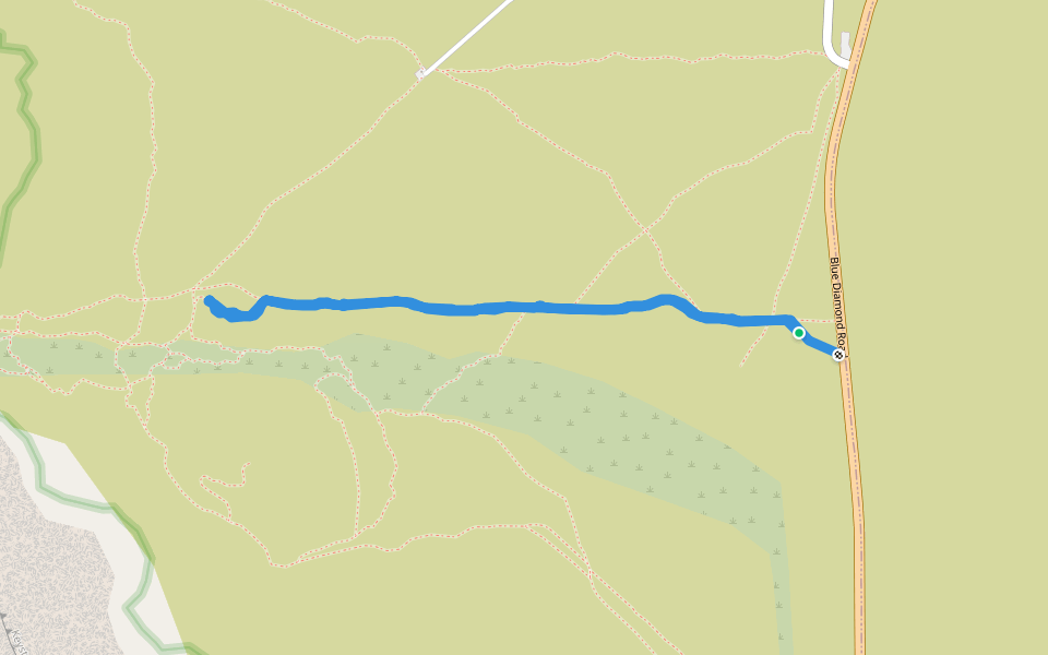 N Oak Creek Trail Hiking - Blue Diamond, Nevada, USA | Pacer