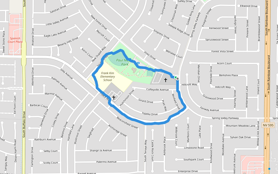 Paul Meyer Park Walking and Running - Las Vegas, Nevada, USA | Pacer