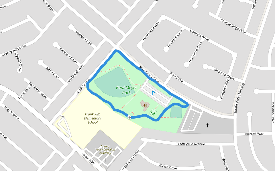 Paul Meyer Park in Nevada | Walking Map