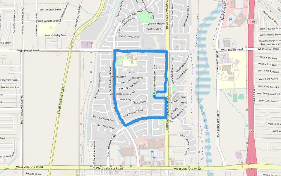 Midvale Fitness Park in Arizona | Walking Map