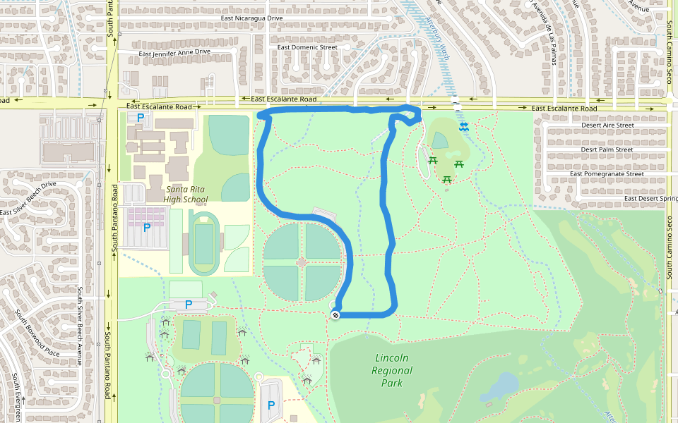 Lincoln Regional Park Walking and Running - Tucson, Arizona | Pacer